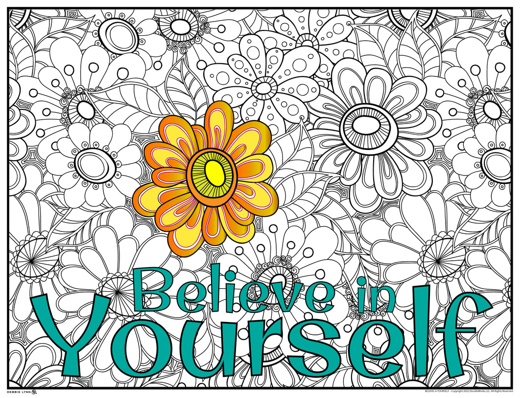 Best Seller Collection | Debbie Lynn Posters | Large Coloring Posters