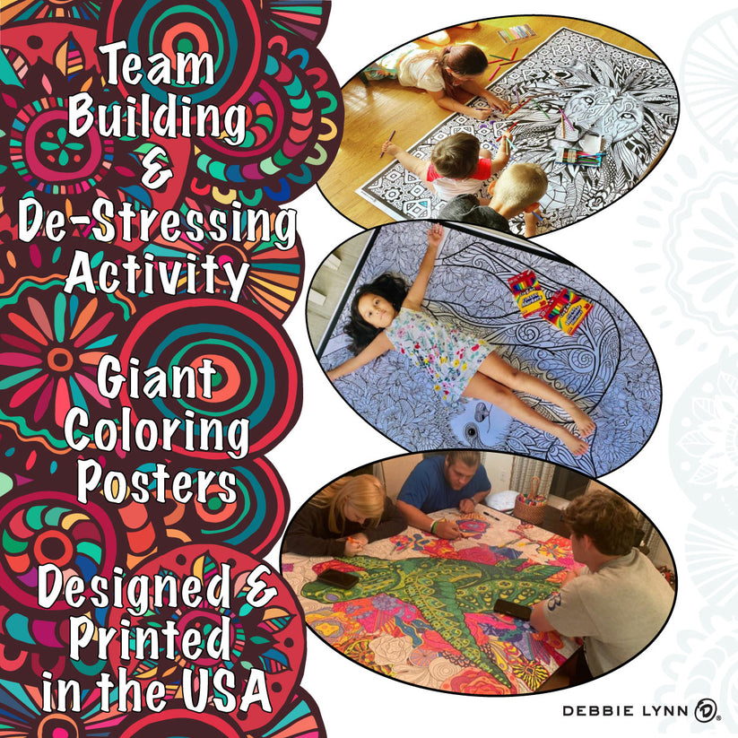 You Make a Difference Rainbow Giant Coloring Poster 46x60" – Debbie Lynn