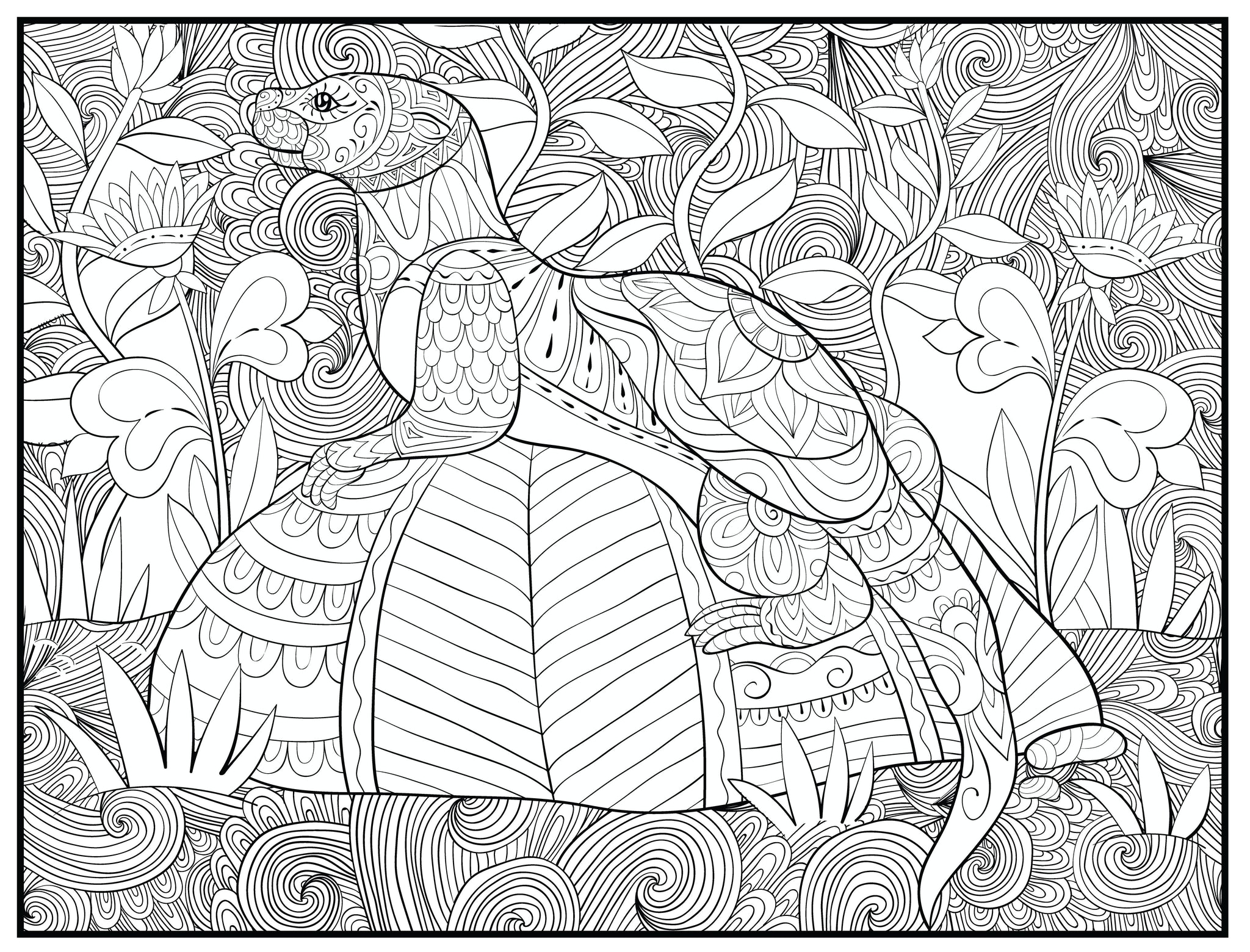 Debbie Lynn Rolled Coloring Posters 24x36 inches | Choose from 40+ Des